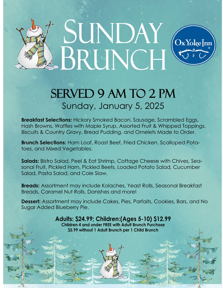 Sunday Brunch - Ox Yoke Inn, Amana Colonies Best Restaurant